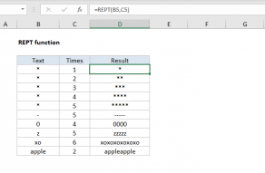 Pad text to equal length - Excel formula | Exceljet